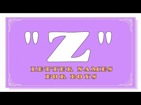 POPULAR MULTICULTURAL Z LETTER NAMES FOR BABY BOYS - TOP 1000 OF USA AND UK