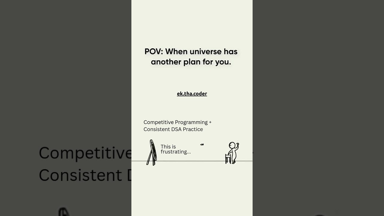 The Secret to Getting Good at DSA and Competitive Coding (CP) 🧠 Just Show Up. | #dsa #engineering