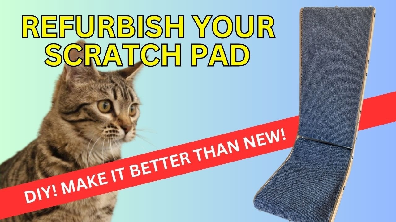 L-Shaped Cat Scratch Pad Update: How To Refurbish + Honest Review (Pros & Cons)