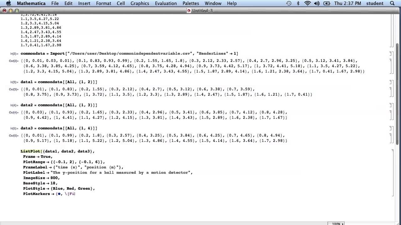 Making Graphs Part 4: Multiple Data Plots