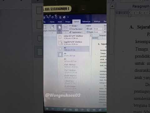 cara mengatur ukuran kertas f4 #tutorial #tips #shortsvideo #tipsandtricks #reels #fyp