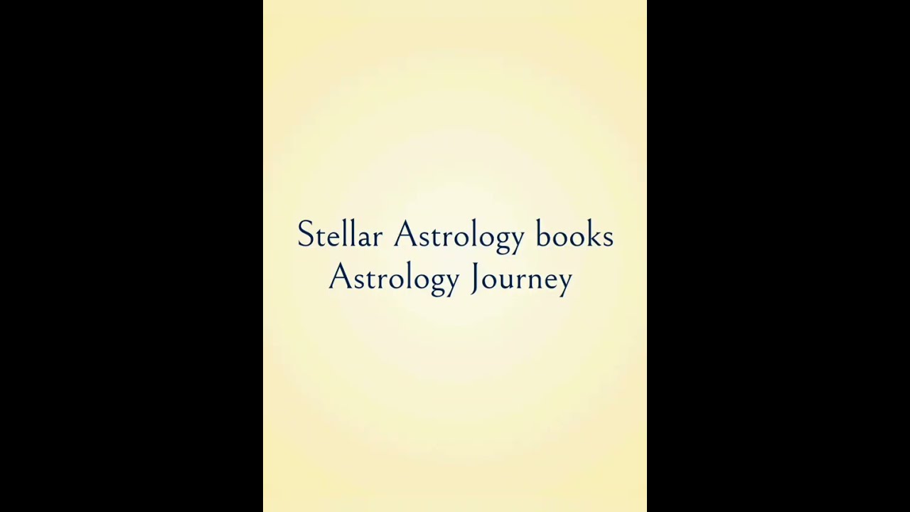Stellar Astrology books that will help you to predict