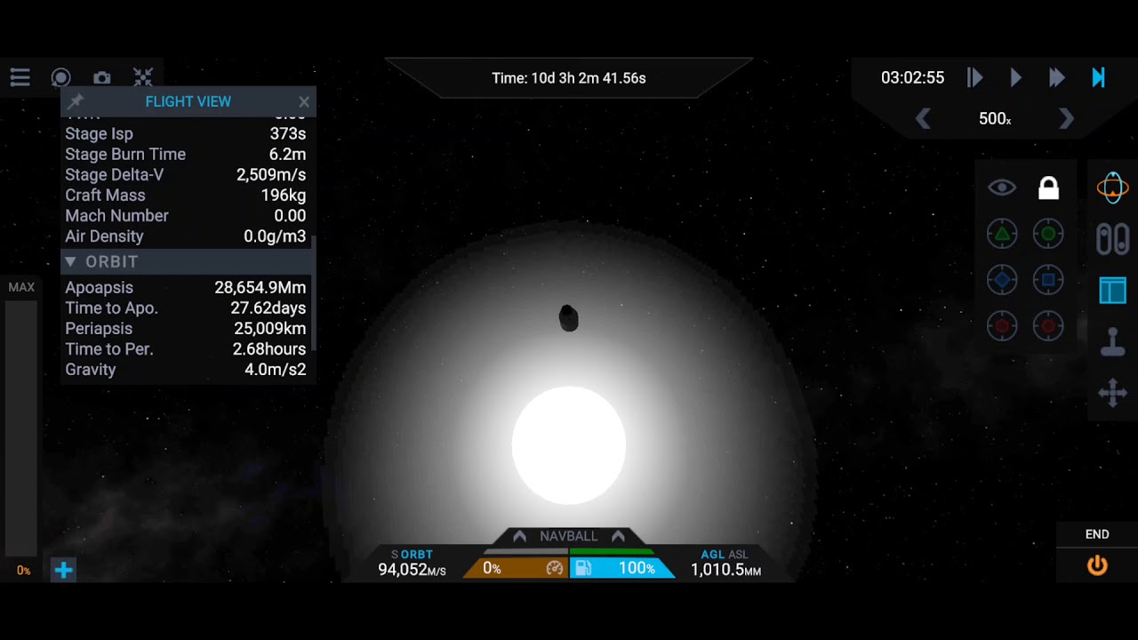 simplerockets 2 maximum speed challenge 254.5 km/s