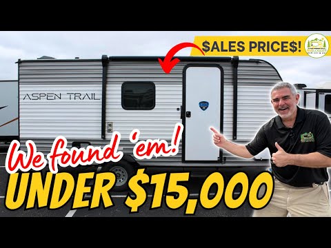 3 Best Travel Trailers Under $15,000 in 2025! | Coleman, Aspen Trail & Salem FSX RV Tour & Review