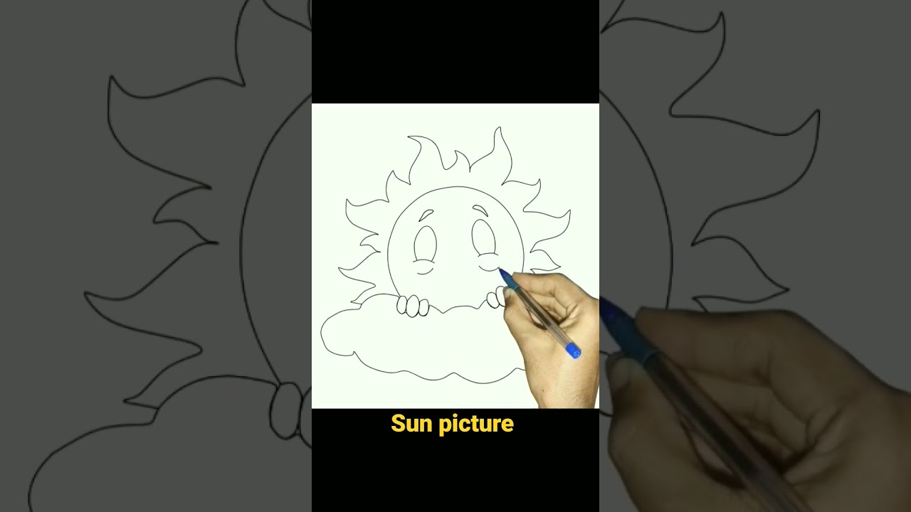 Sun drawing picture