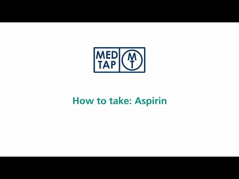 MedTap: How to take aspirin