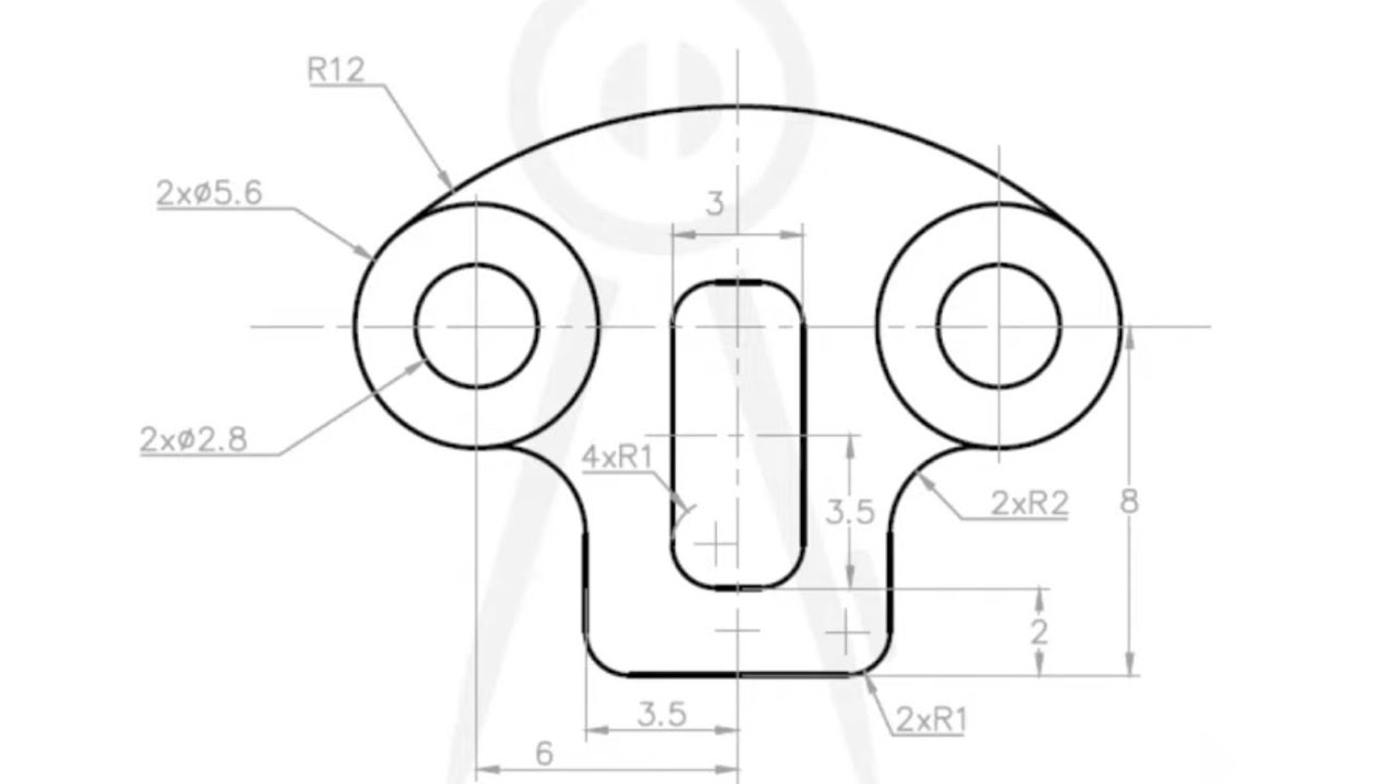 AUTOCAD ADVANCED TUTORIAL _ GEOMETRIC LINE & CIRCLE
