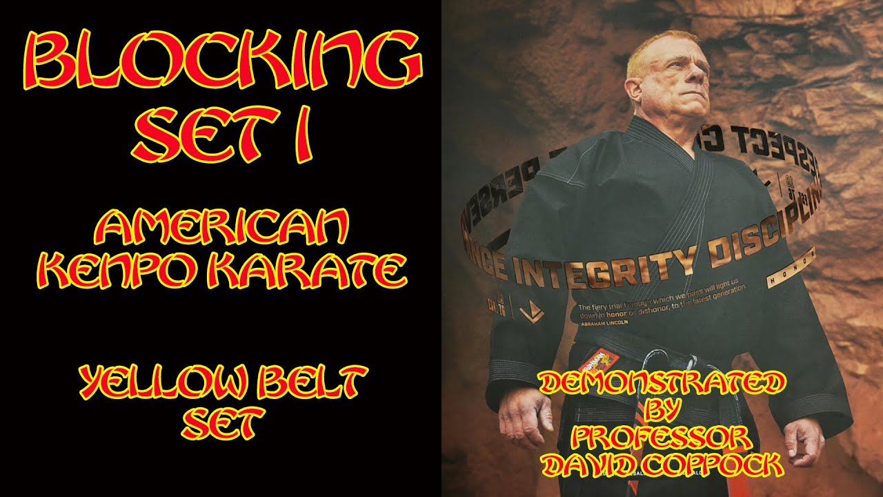 Blocking Set 1 - American Kenpo Karate