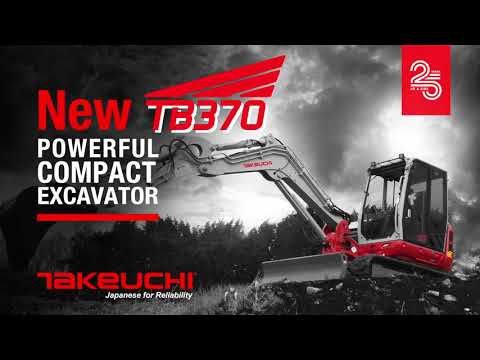 TB370 3-series Takeuchi 7 tonne Excavator