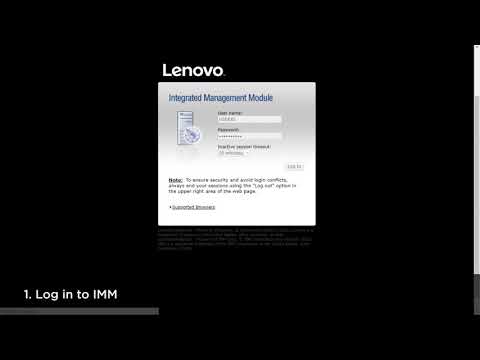 How to update firmware using Integrated Management Module