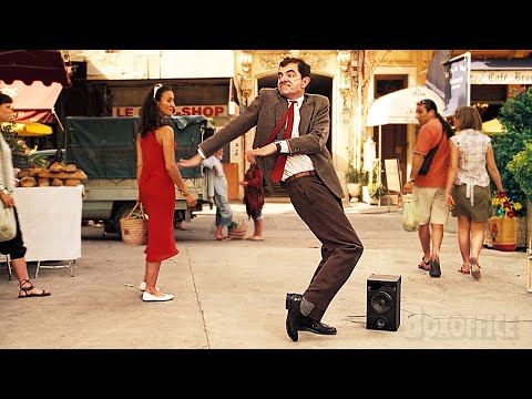 Mr Bean's Street Dancing Scene (Mr. Bombastic ๐ต) | Mr. Bean's Holiday | CLIP