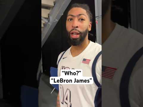 โHeโs still doing this at 45โ - Anthony Davis after LeBron Jamesโ CLUTCH performance! ๐๐ | #Shorts