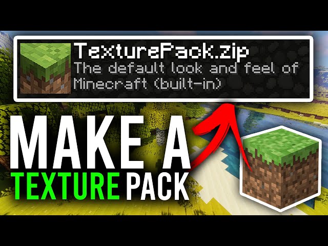 How to make texture pack for Minecraft (2022)