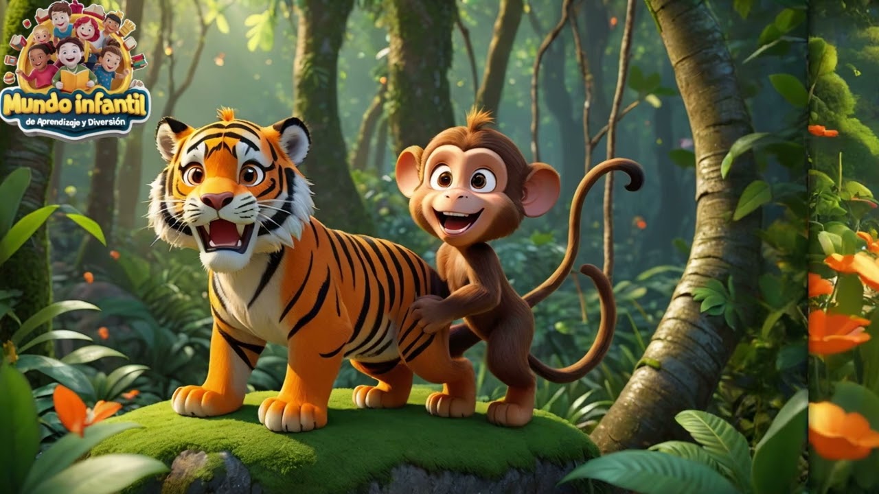 Timo, el tigre aventurero ♫ Historias Animadas ♫ Mundo Infantil de Aprendizaje y Diversión