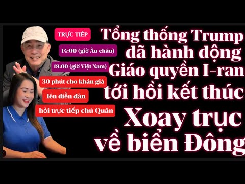 🟢 22.6.25 MỸ CÓ SA LẦY TẠI TRUNG ĐÔNG KHI CHIẾN TRƯỜNG CHỦ YẾU LÀ TẠI BIỂN ĐÔNG?