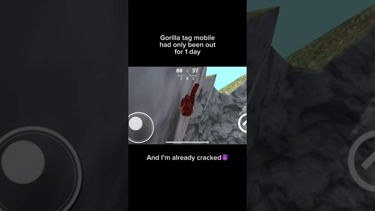 Gorilla tag mobile has only been out for one day and I’m already cracked #gorillatag #mobile #meme