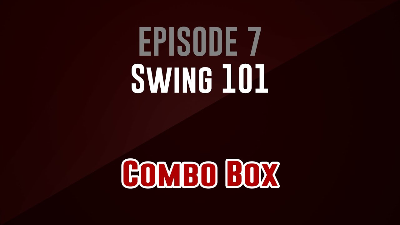 [Swing 101] Episode 7: Combo Box