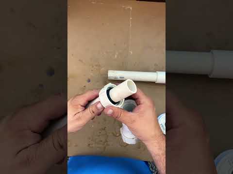 PVC compression coupling (how to use compression fittings)