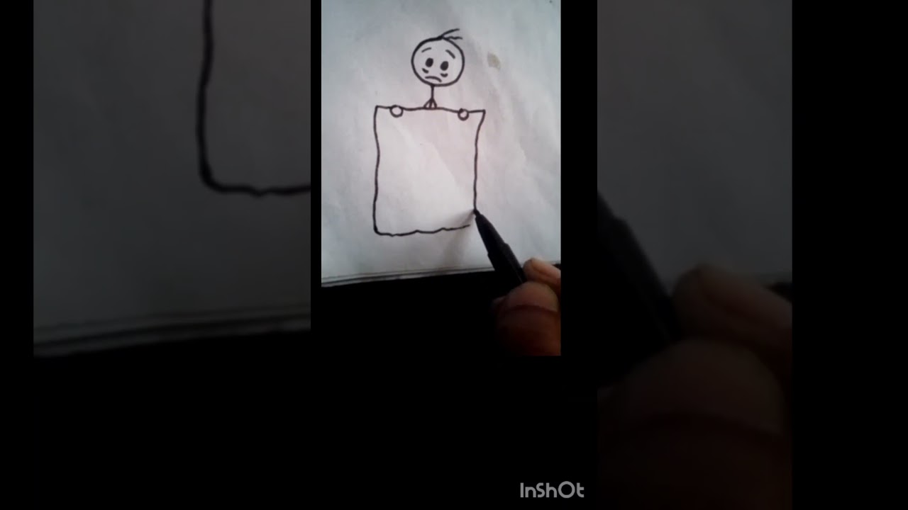 how to draw a vector cartoon stick #drawing #art #shorts video # youtube shorts