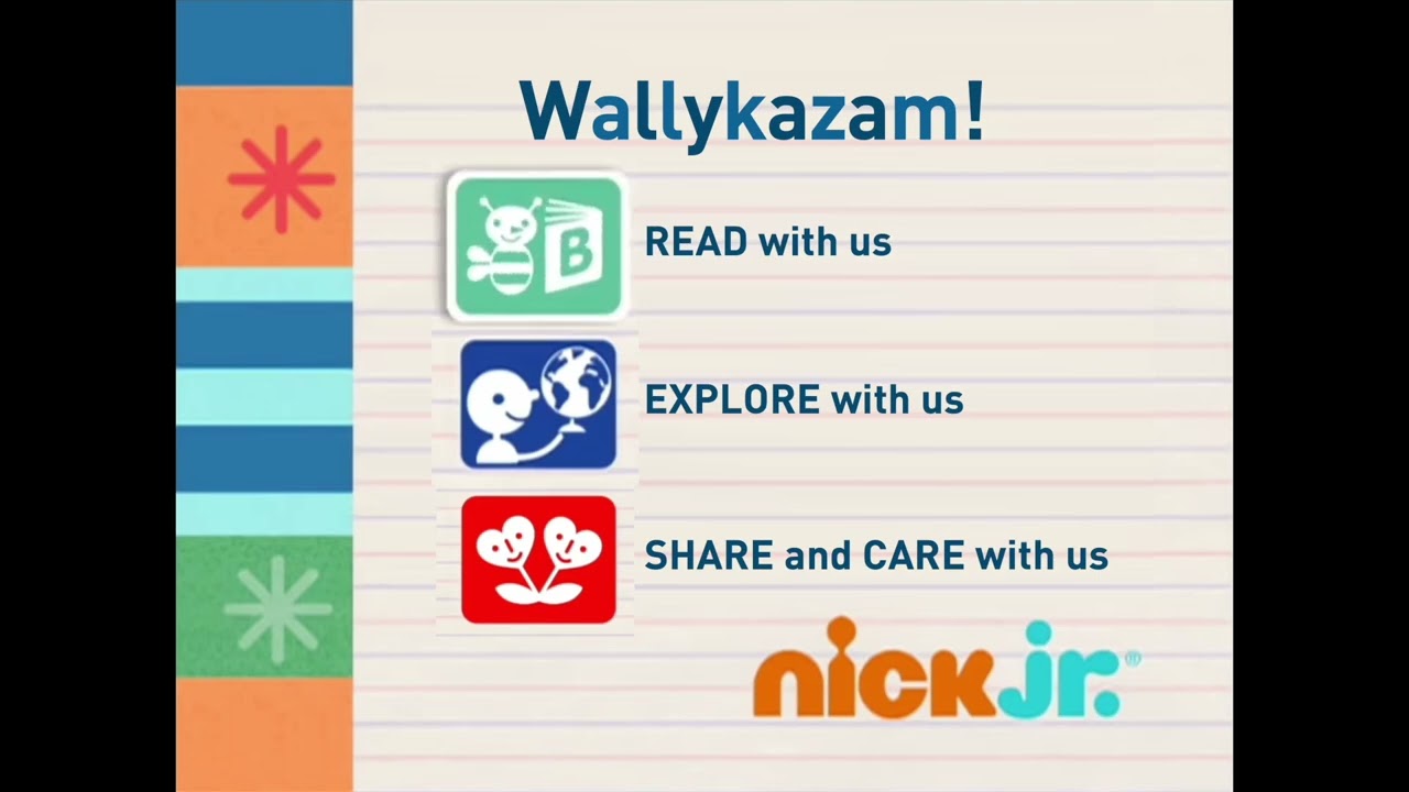 Nick Jr. FANMADE Curriculum Board (Wallykazam!) 2010-2012