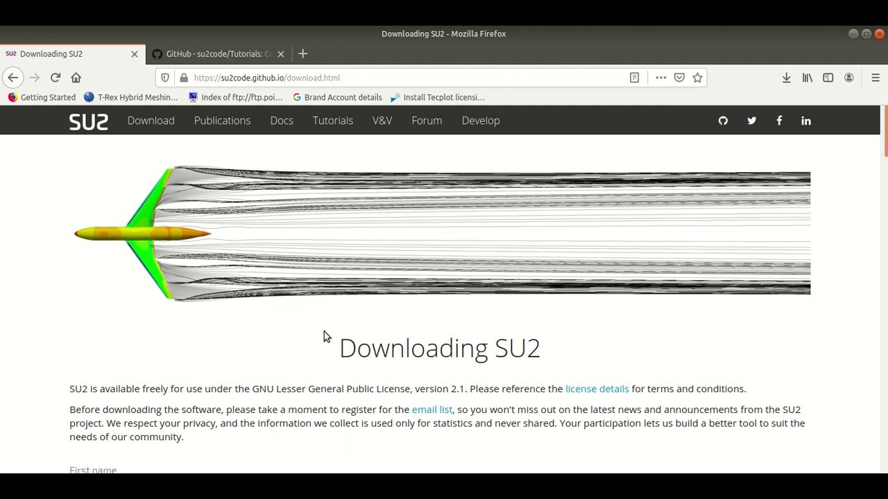 Install and Test SU2