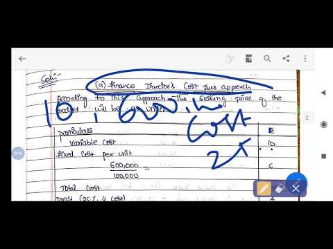 Chapter 1 II problems on going rate pricing