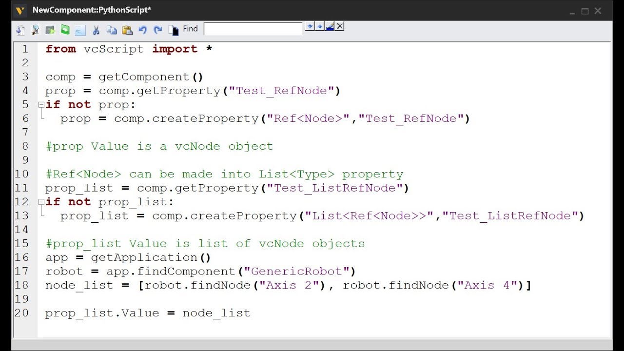 Create a Reference Node Property