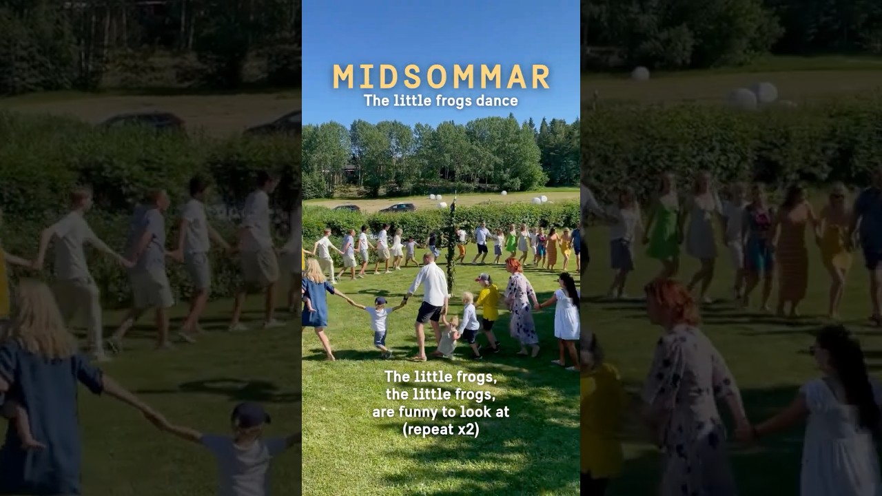 🐸✨ Dancing like a frog? Totally normal at Midsummer in Sweden.
