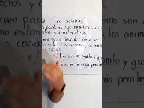 ¿Qué son los adjetivos? #shorts #adjetivos #clases