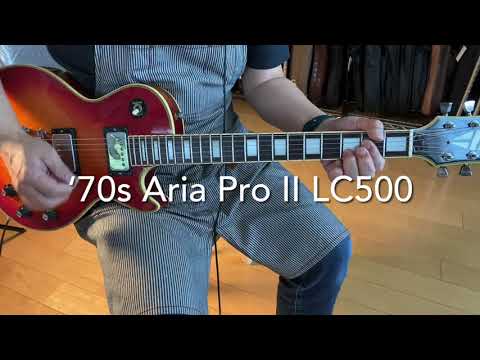 Aria Pro II LC-500 Les Paul Custom Type '70s MIJ Electric | Reverb UK