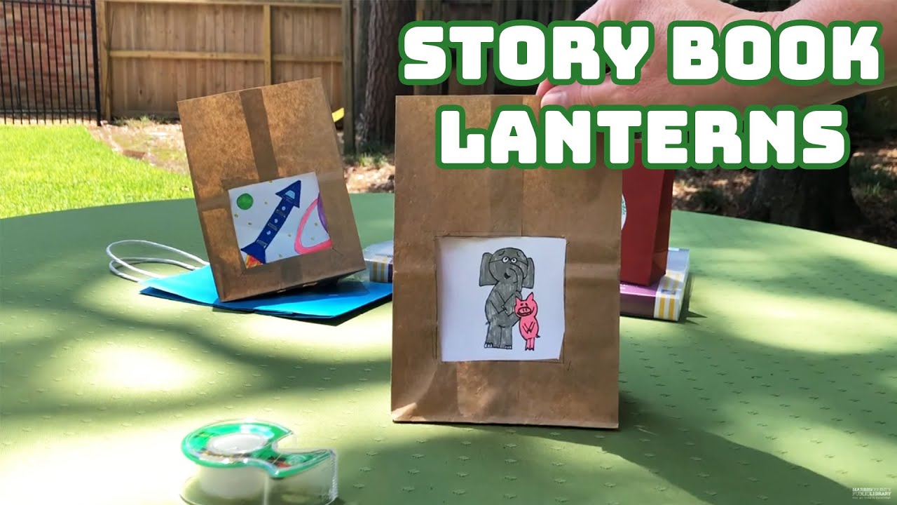 Backyard Crafts- Story Book Lantern