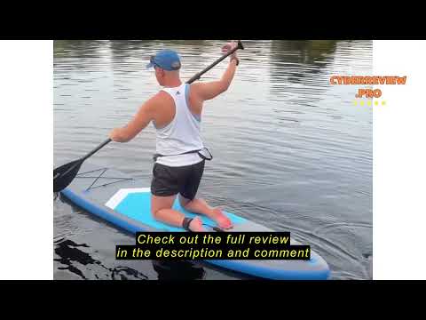 Review FunWater Stand up Paddle Board with Premium SUP Paddle Board Accessories, Wide Stable Design,