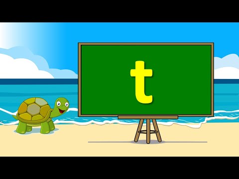 Words starting with t | t words | t sound words | Phonics for beginners