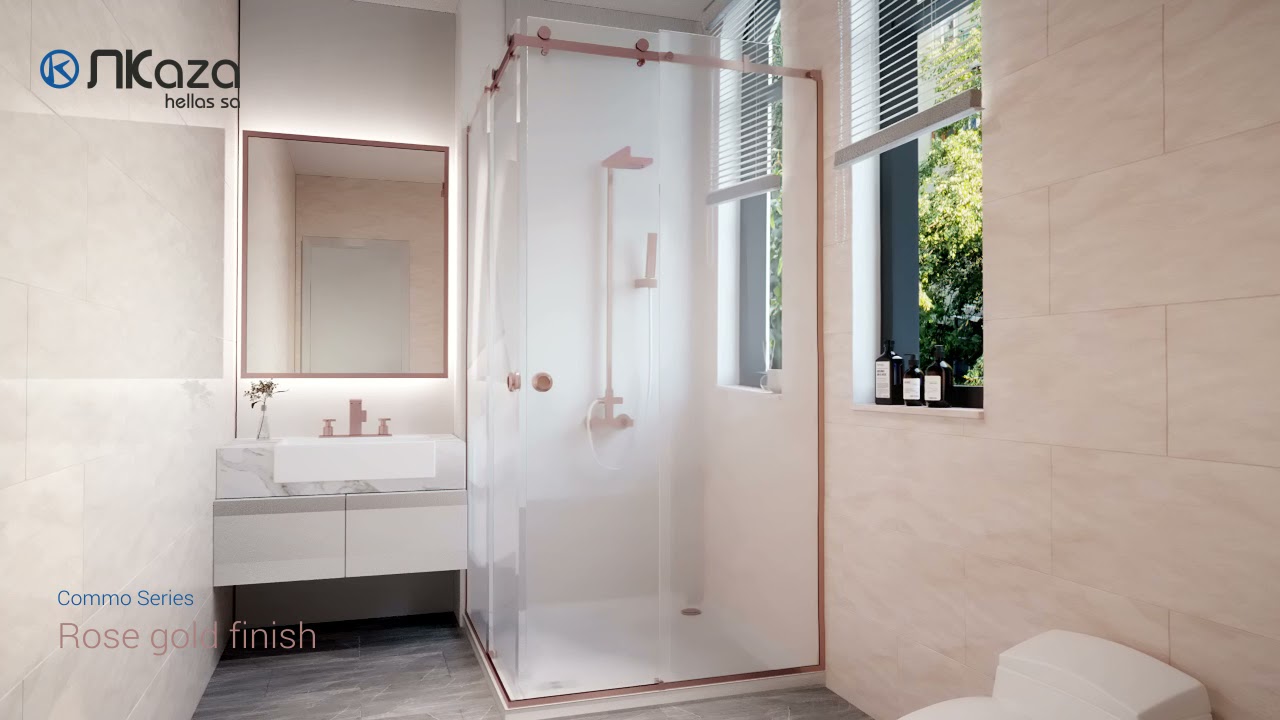 Kaza Hellas Commo Series - Shower Sliding System