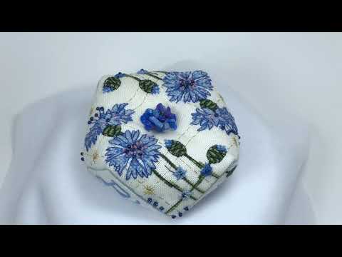 Cornflower Biscornu