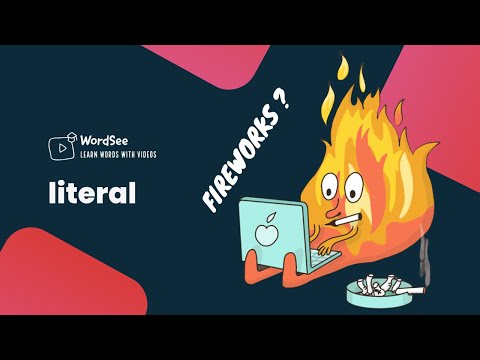 Learn the word literal in two minutes - Improve your English vocabulary
