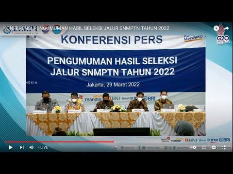 PENGUMUMAN HASIL SNMPTN 2022