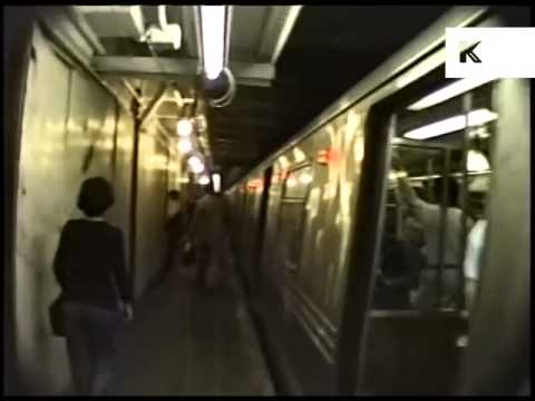Riding the New York City Subway, 1980s