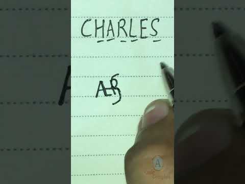 Charles name #logo ⚡Comment your names #shorts #short #youtubeshorts