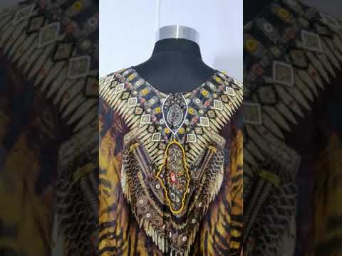 plus size sequin kaftan