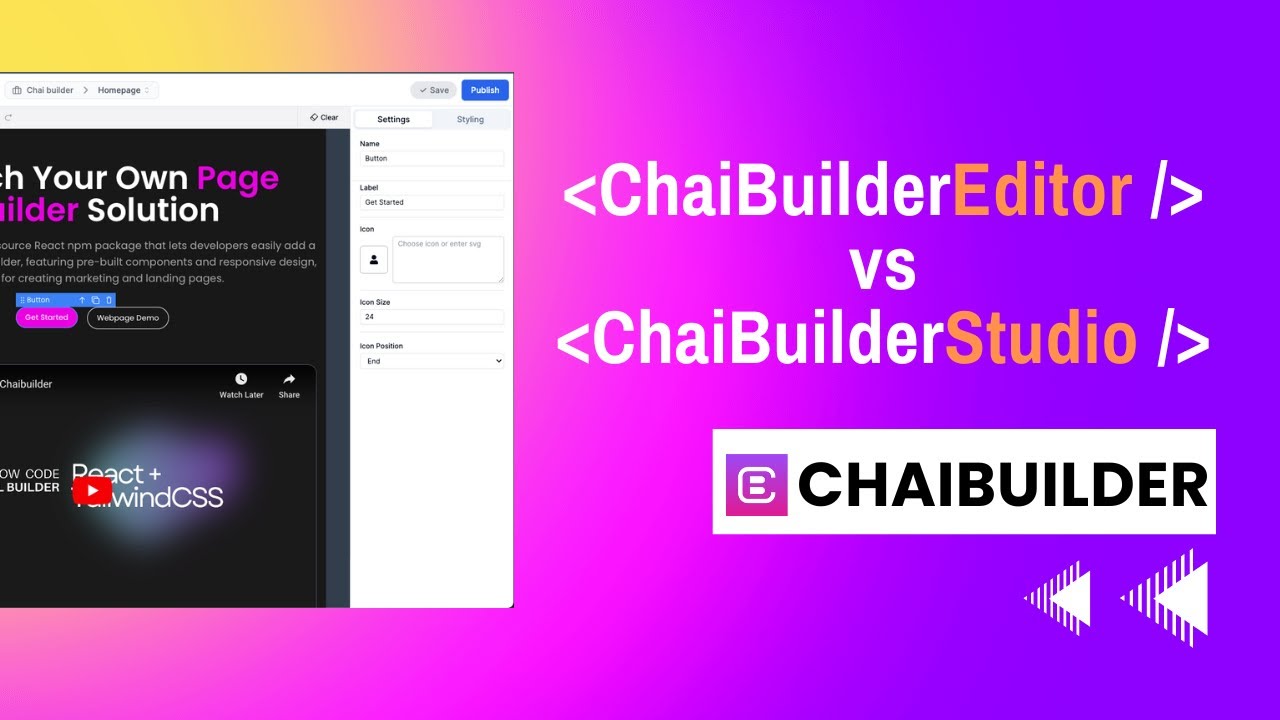 Deprecated: ChaiBuilderEditor vs ChaiBuilderStudio | Understanding the difference