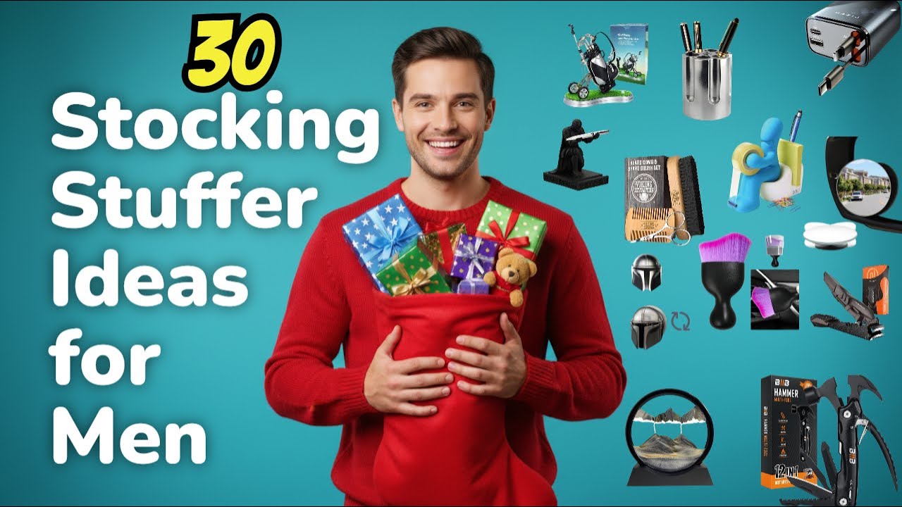 Top Stocking Stuffer Ideas for Men 🎁 | Cheap & Cool Gifts 2025