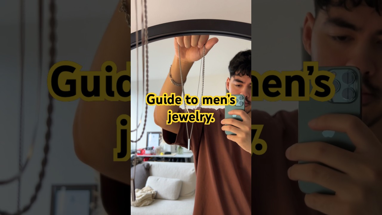 Guide to wearing men’s jewelry (for beginners)