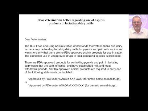 FDA Rules on NSAID Use in Cattle