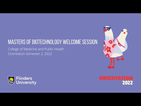 Masters of Biotechnology Welcome Session