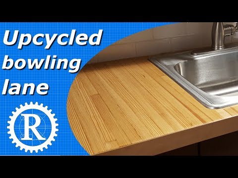 How to build with bowling alley wood