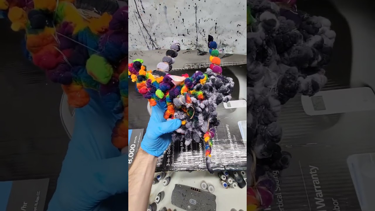 Drip Split Combo #handmade #artprocess #tiedye #fyp