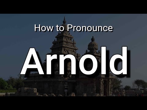Arnold - Pronunciation and Meaning