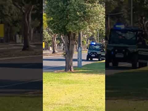 Victoria Police false emergency staged speed camera Miller's Road, Altona, this is frowned upon.