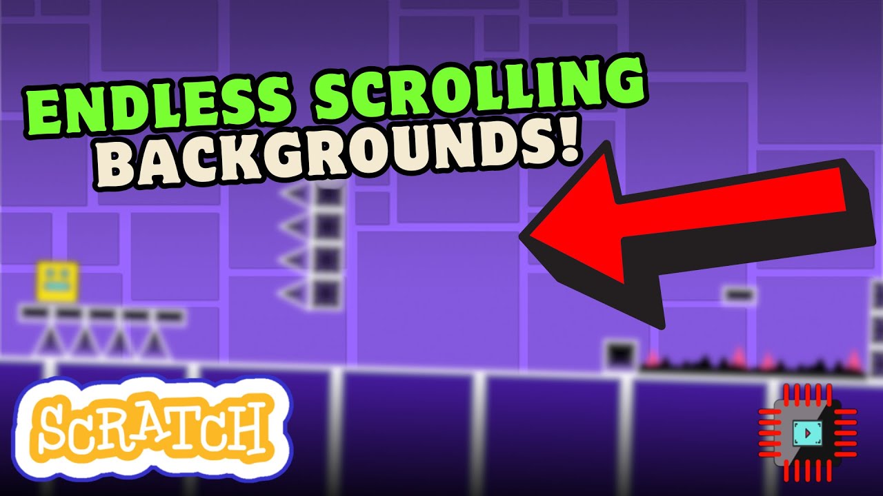 How to create an Endless Scrolling Background in Scratch! | Just Finished Coding!